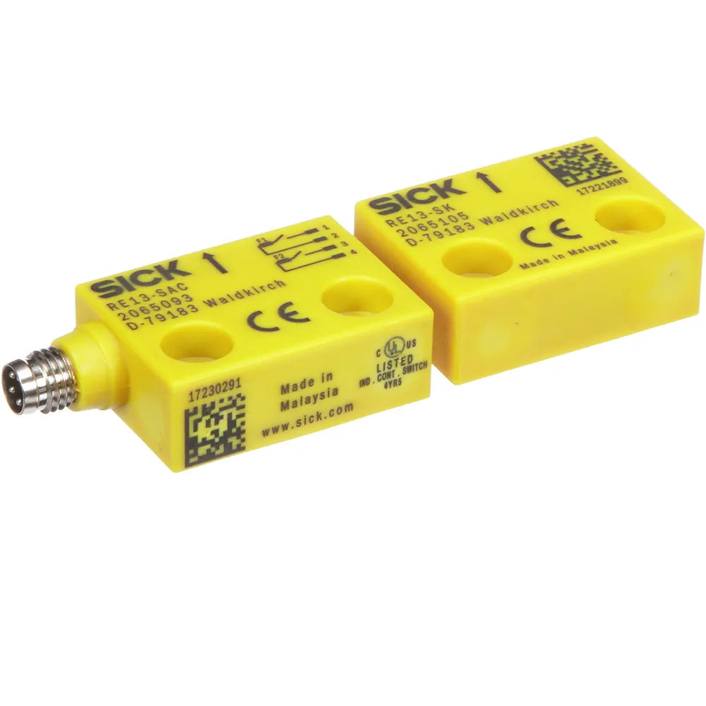 Sick - RE13-SAC MAGNETIC SAFETY SWITCH WITH ACTUATOR, 2NO, M8 4 PIN CO ...