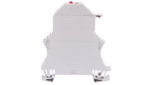weidmuller 1011300000 Beige WSI Fused DIN Rail Terminal, Single level ...