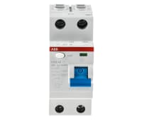 ABB 2 Pole Type AC Residual Current Circuit Breaker, 25A F200, 30mA |Powerpro Company Limited