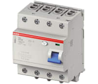 ABB 3P+N Pole Type A RCD Switch, 63A F404, 30mA |Powerpro Company Limited