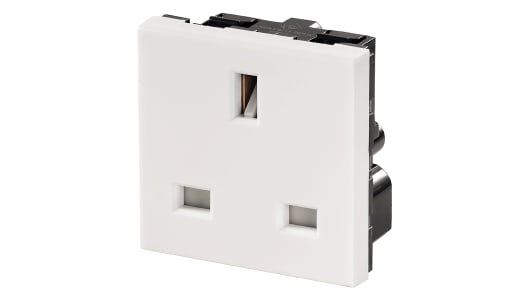 weidmuller 1450770000 Black, White 1 Gang Plug Socket, 2+E Poles, 13A ...