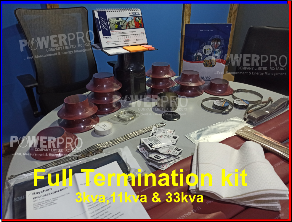 Original Raychem kit 240-300MM2 INDOOR TERMINATION KIT FOR PLASTIC CAB ...